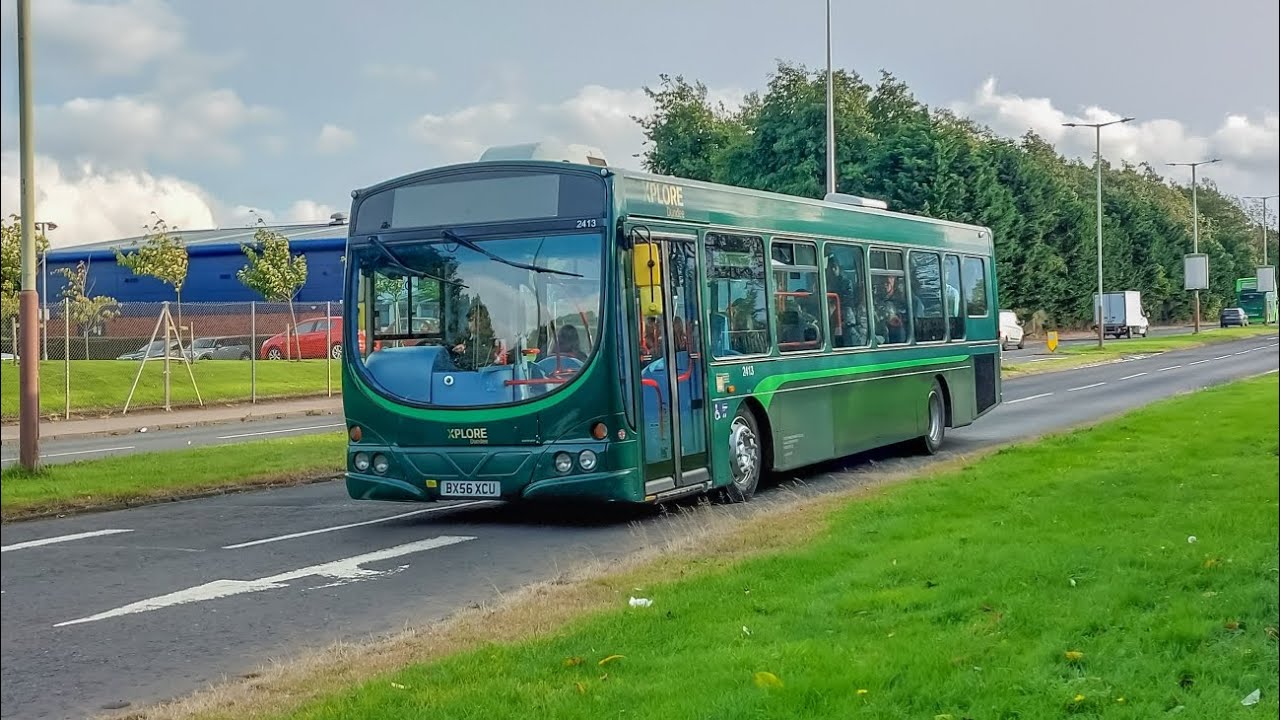 Xplore Dundee Volvo B7RLE Wright Eclipse Urban 2413 BX56 XCU on service ...