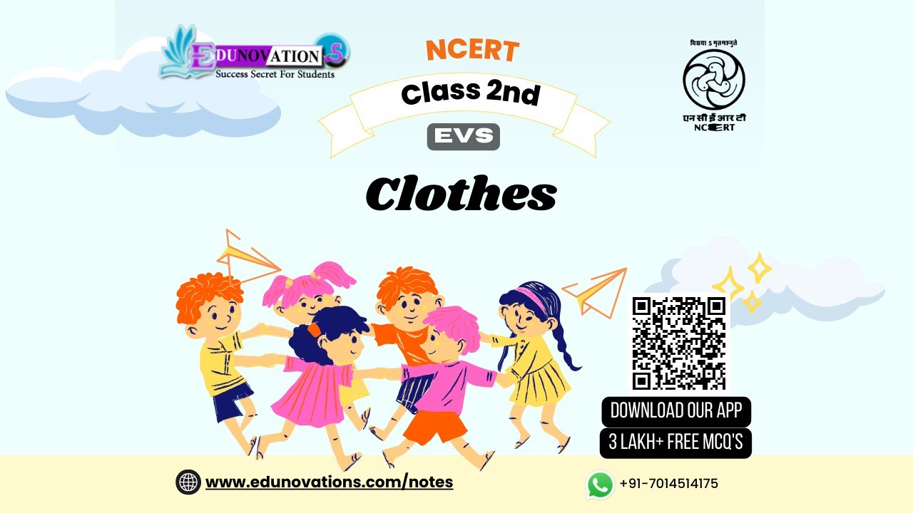 Clothes | NCERT Class 2 EVS | CBSE - YouTube