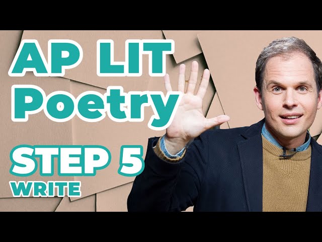 AP English Literature Exam Poetry Analysis Essay: Write Your Essay