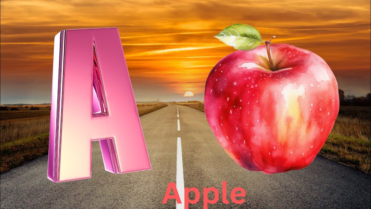 A for Apple, phonics for kids, learn abc, phonics for kindergarten ...