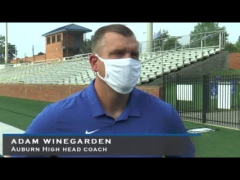 Auburn High football coach Adam Winegarden on Player of the Week Carson ...