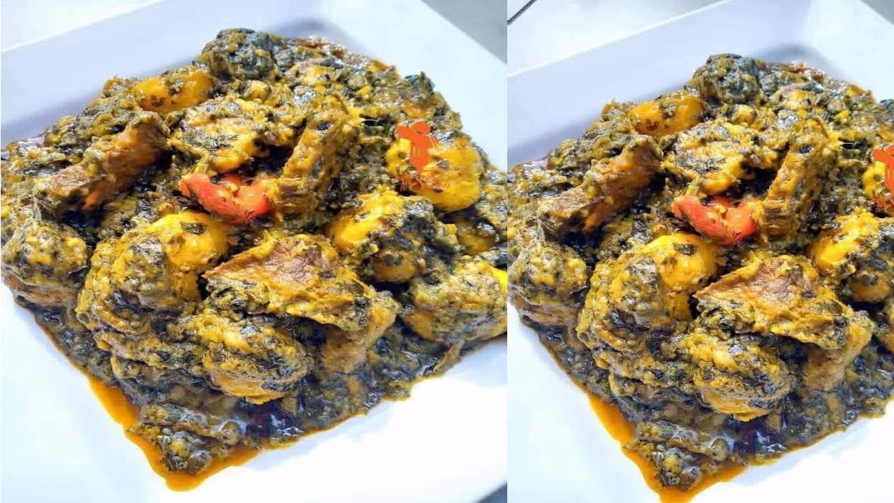 Ma recette secrète de macabo malaxé avec le ndolé et le poisson fumé ...