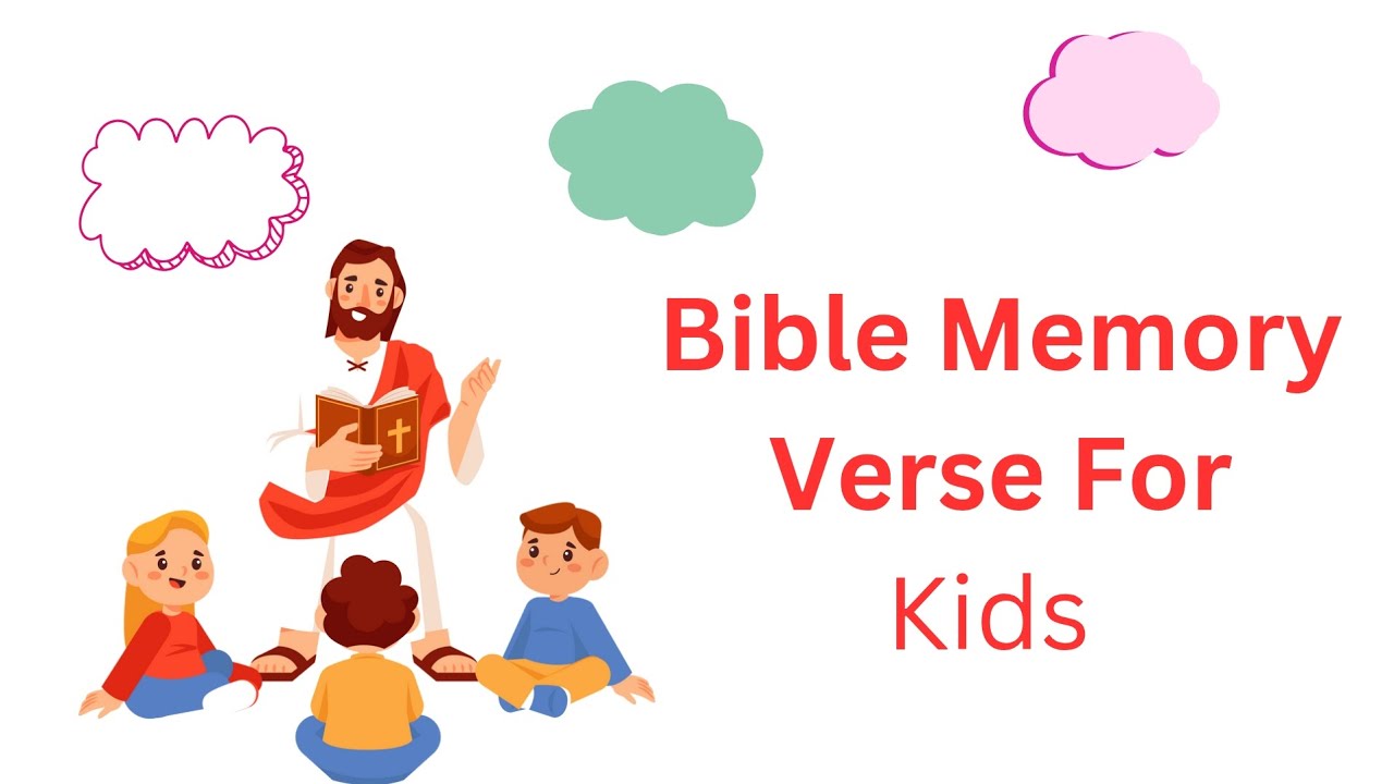 Bible Memory Verse For Kids #educational #kids - YouTube