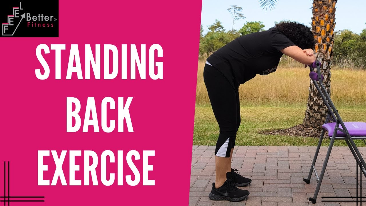 Standing Low Back Core Exercise - Back Pain Relief Exercise - YouTube