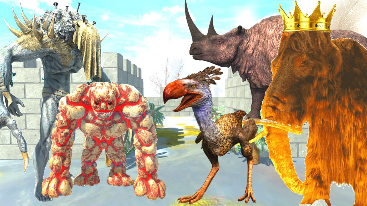 KING SCOURGE RAIDS KING MAMMOTH'S CASTLE - ANIMAL REVOLT BATTLE ...