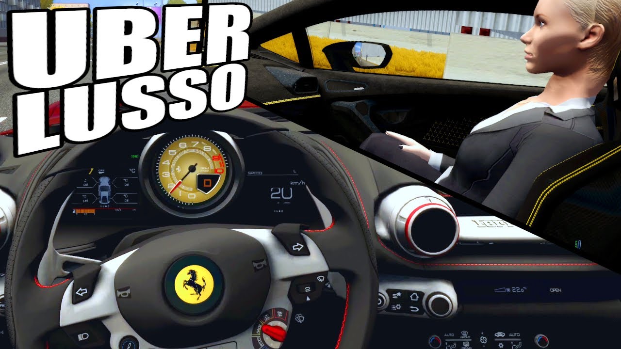 UBER con le SUPERCAR - CITY CAR DRIVING - YouTube