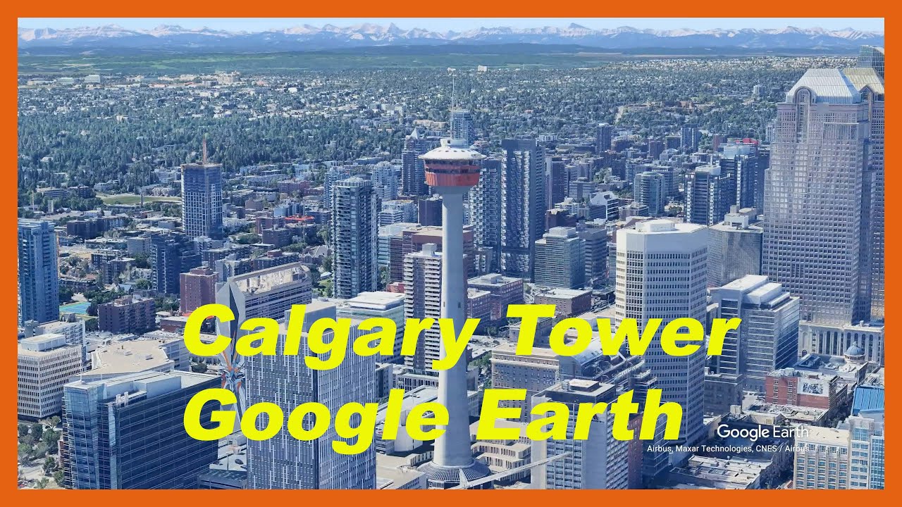 Calgary Tower Google Earth 😊🌎🇨🇦 #calgary #calgarytower # ...