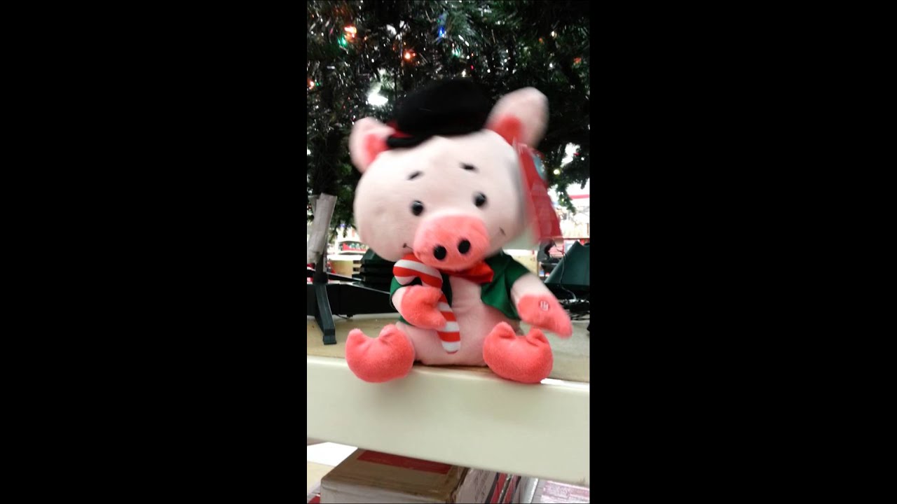 Christmas Pig Snorting Jingle Bells! - YouTube