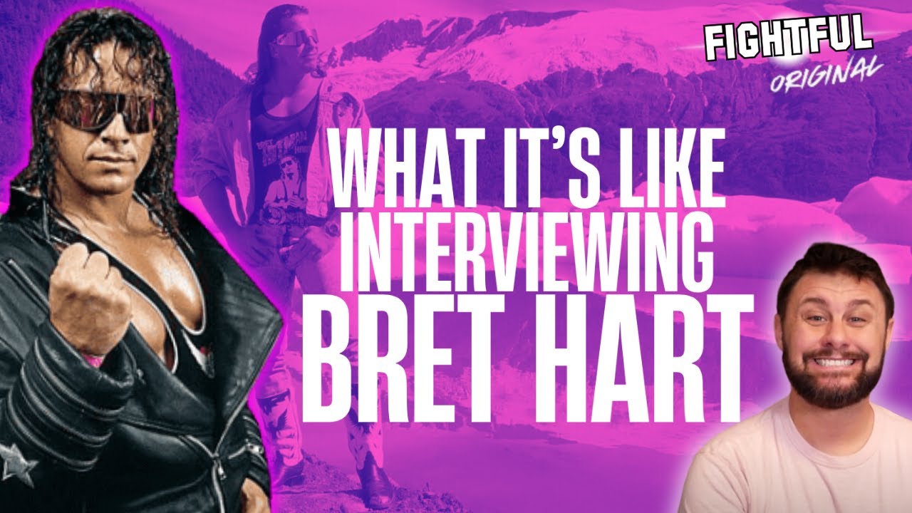 What Is It Like Interviewing Bret "The Hitman" Hart? | Fightful Studios ...