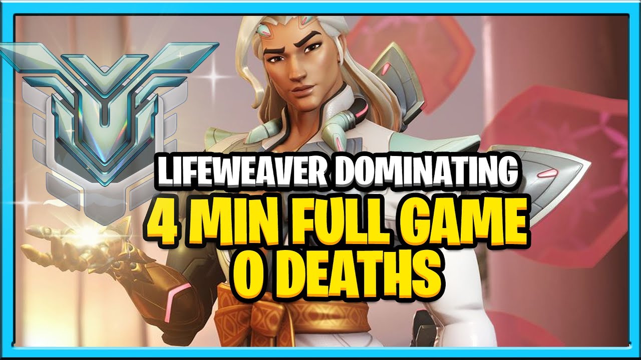 OverWatch 2 : New Support 0 Deaths LifeWeaver Gameplay Grandmasters ...
