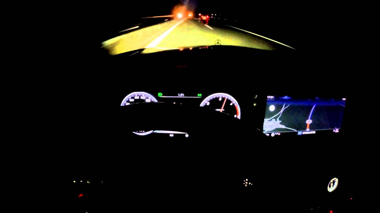 Let's Drive: Mercedes-Benz S 350 BlueTEC (W222) // Fast @ Night // ILS ...