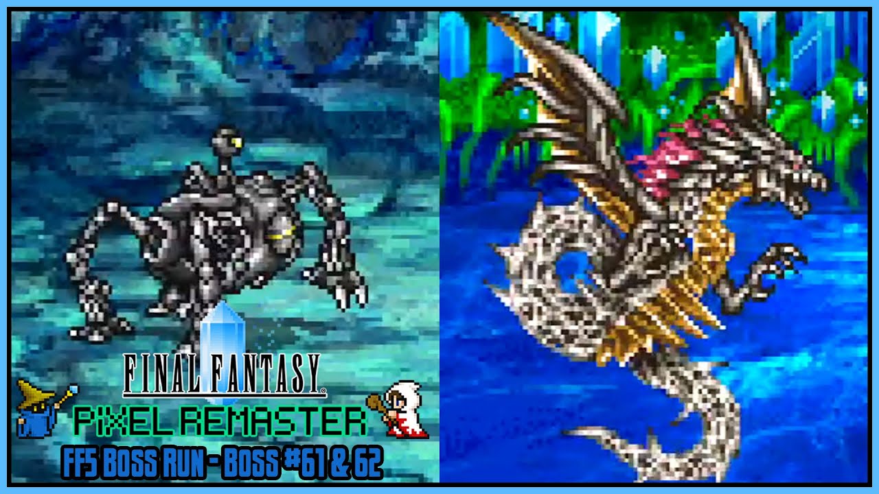 Final Fantasy Pixel Remaster Boss Run – Final Fantasy V Boss #61 & 62 ...