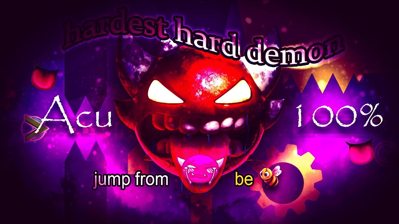 Acu 100% (Extreme Demon) by Neigefeu | Geometry Dash - YouTube