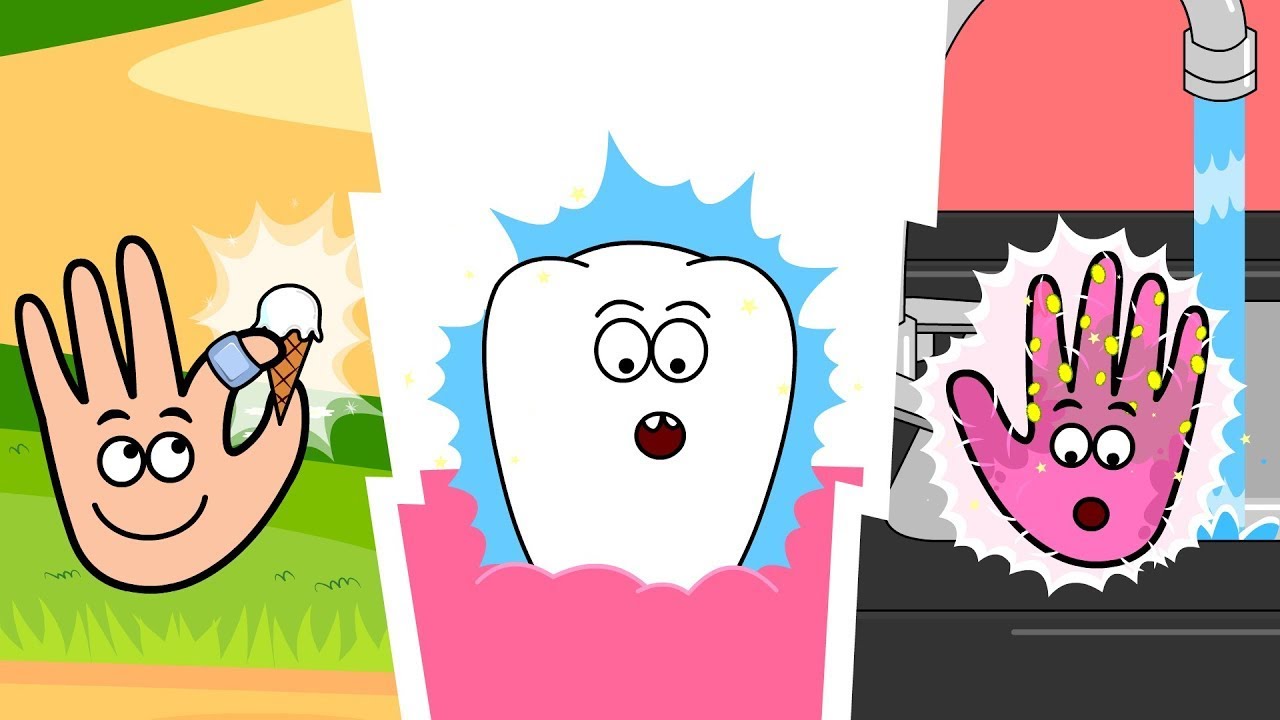 Wash your hands - Brush your teeth - Boo Boo Song - Healthy Habits ...