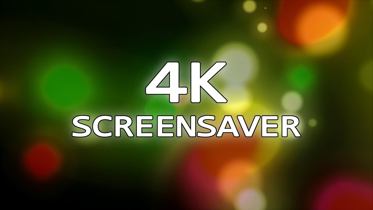 Bokeh Noise Blur Screensaver - 4K HDR [1 HOUR] Background Loop - YouTube