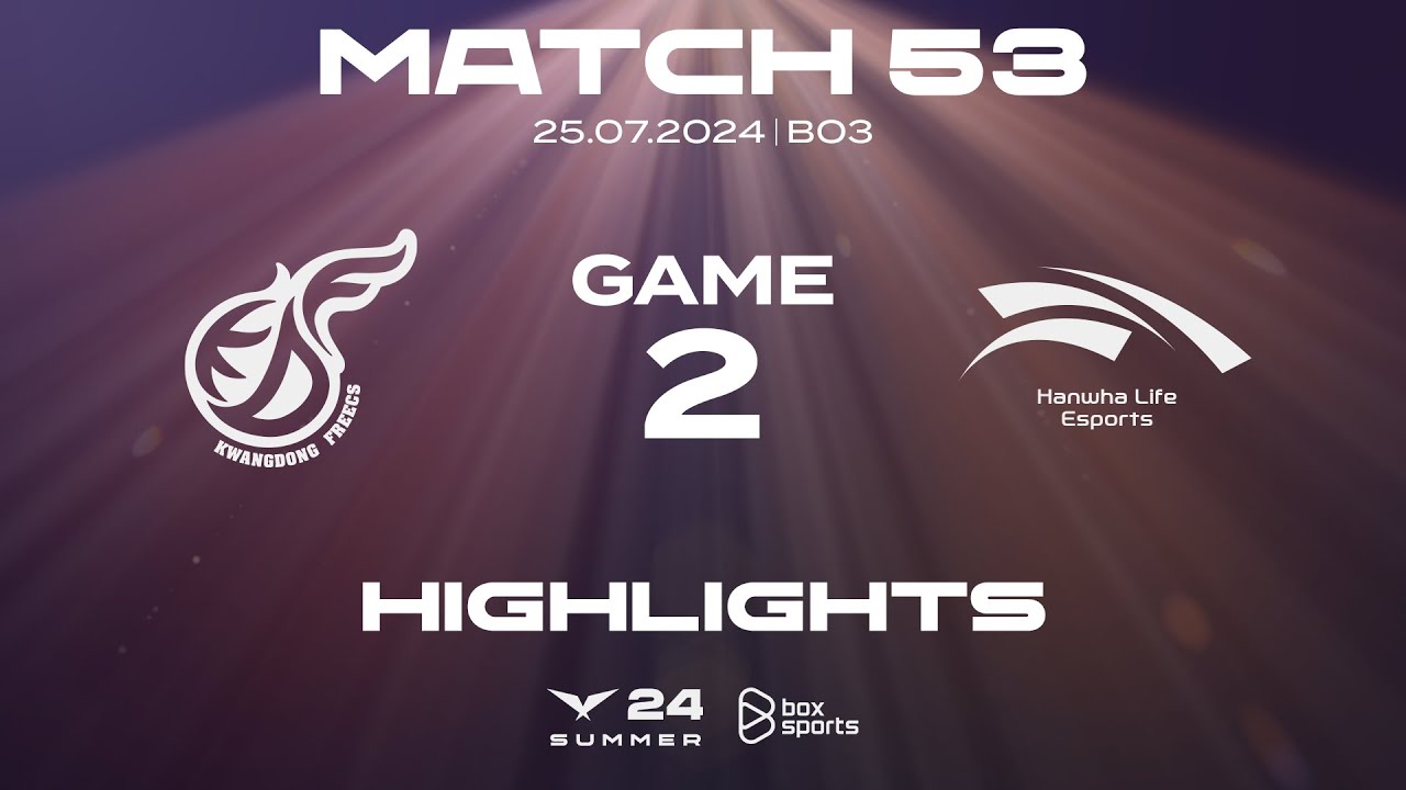 Highlights KDF vs HLE | Game 2 | Tuần 6 Ngày 2 | LCK Mùa Hè 2024 - YouTube