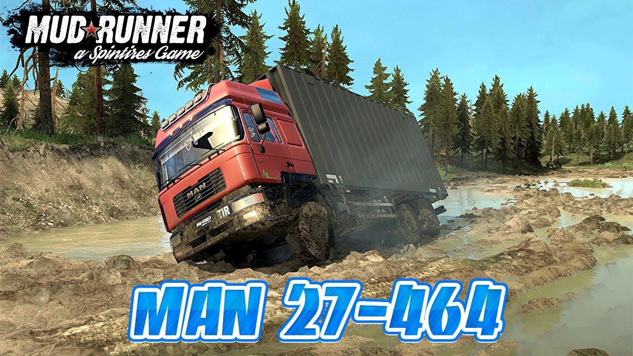 MudRunner MAN 27-464 - YouTube