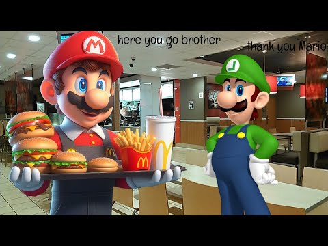 Mario Works At McDonald's - YouTube