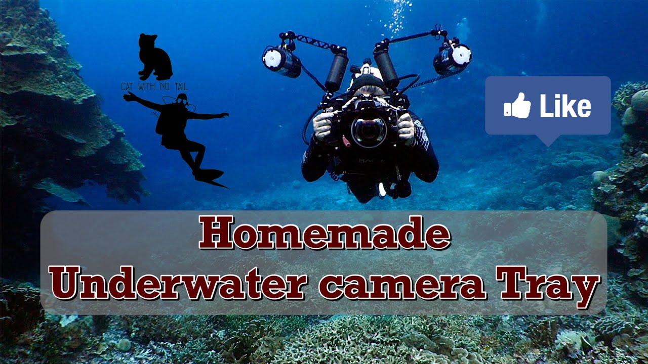 Scuba diver Underwater Camera Tray Build, home made - YouTube