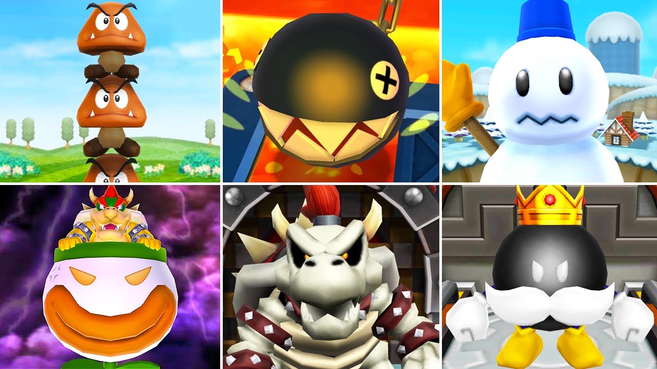 Mario Party: Island Tour - All Bosses (No Damage) - YouTube