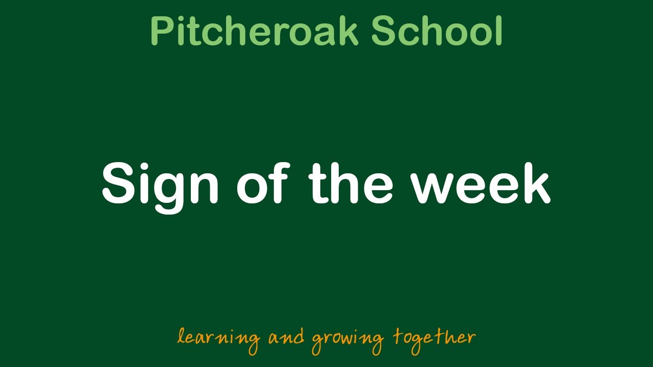 Sign of the Week | Safe - YouTube