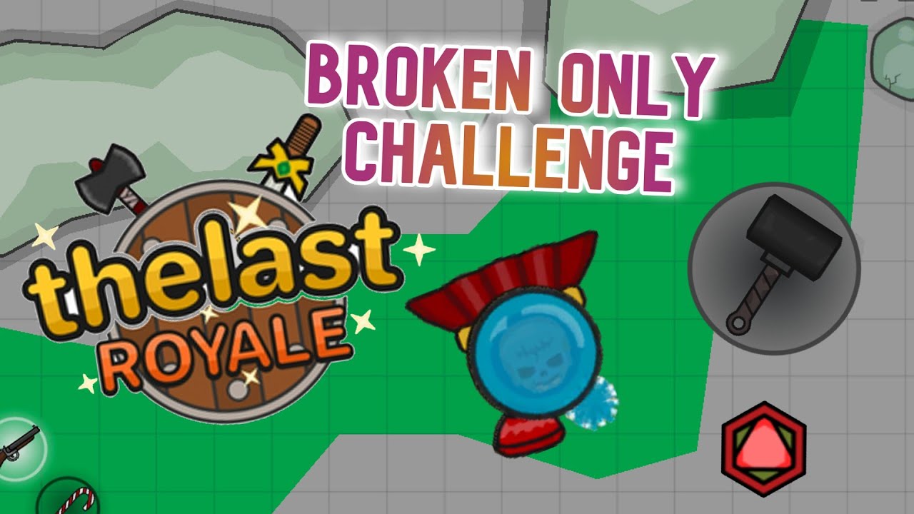 Broken Only Challenge! (Thelast.io) - YouTube