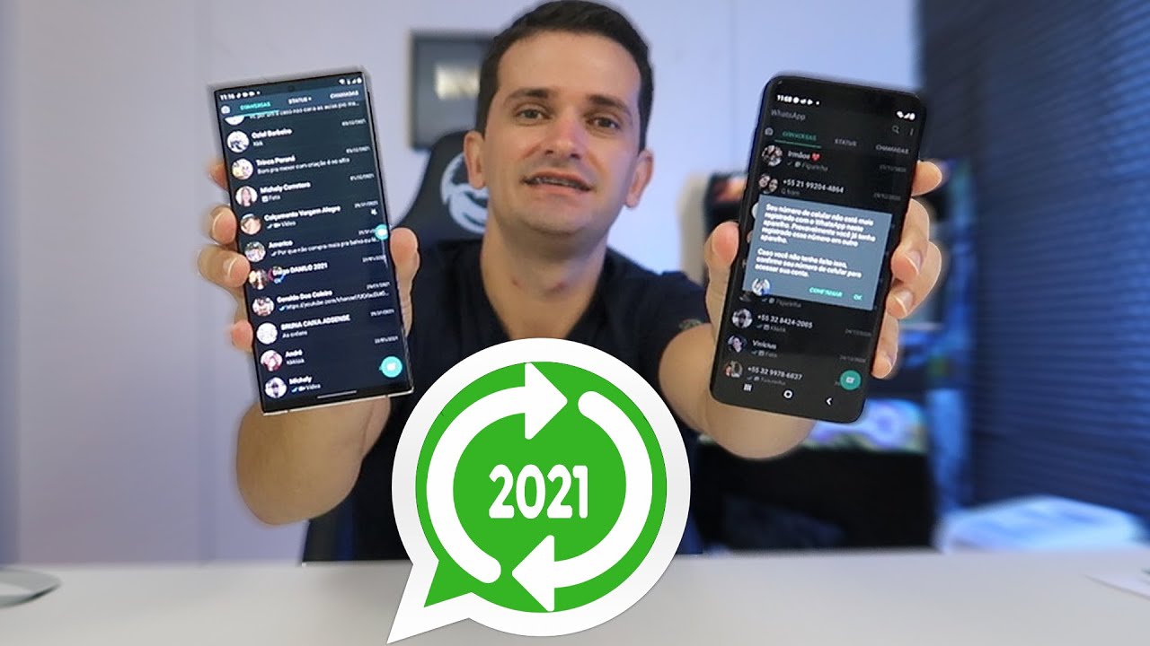 Como TRANSFERIR as CONVERSAS do WHATSAPP | Android&IOS 2021 - YouTube