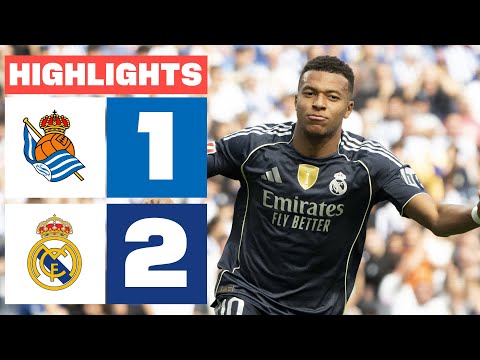 REAL SOCIEDAD 1 - 2 REAL MADRID | RESUMEN LALIGA EA SPORTS