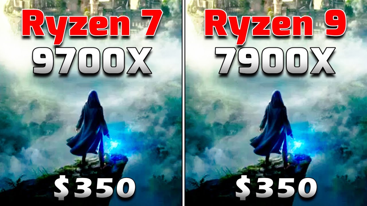 Ryzen 7 9700X vs Ryzen 9 7900X | PC Gameplay Benchmark Tested - YouTube