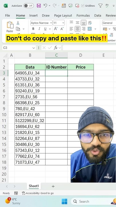 Don't do copy and paste in Excel‼️Instead Use Two Amazing Methods #excel #shorts #exceltips ...