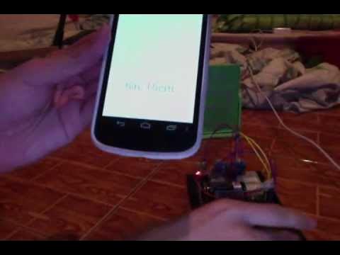 Arduino Ultrasonic Sensor + Android via Bluetooth (Amarino Toolkit) - YouTube