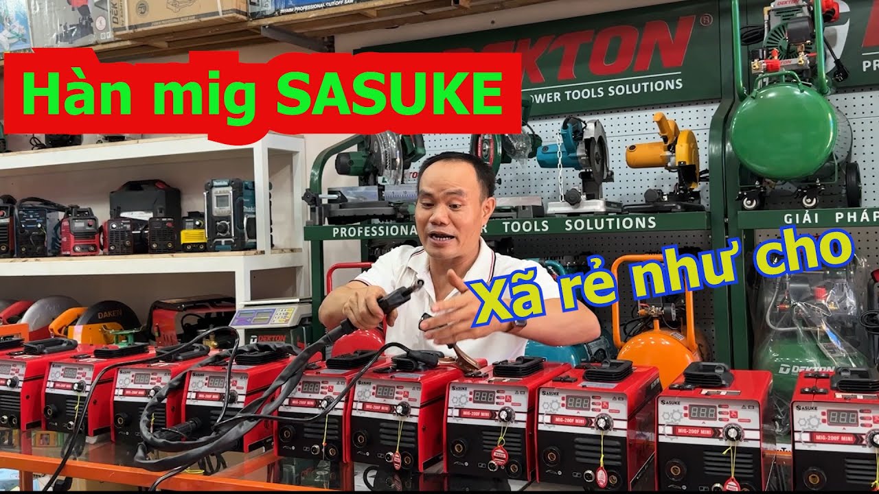 Mig SASUKE 200F xã lỗ rẻ quá trời luôn bà con ơi/Máy Xây Dựng Minh Châu ...