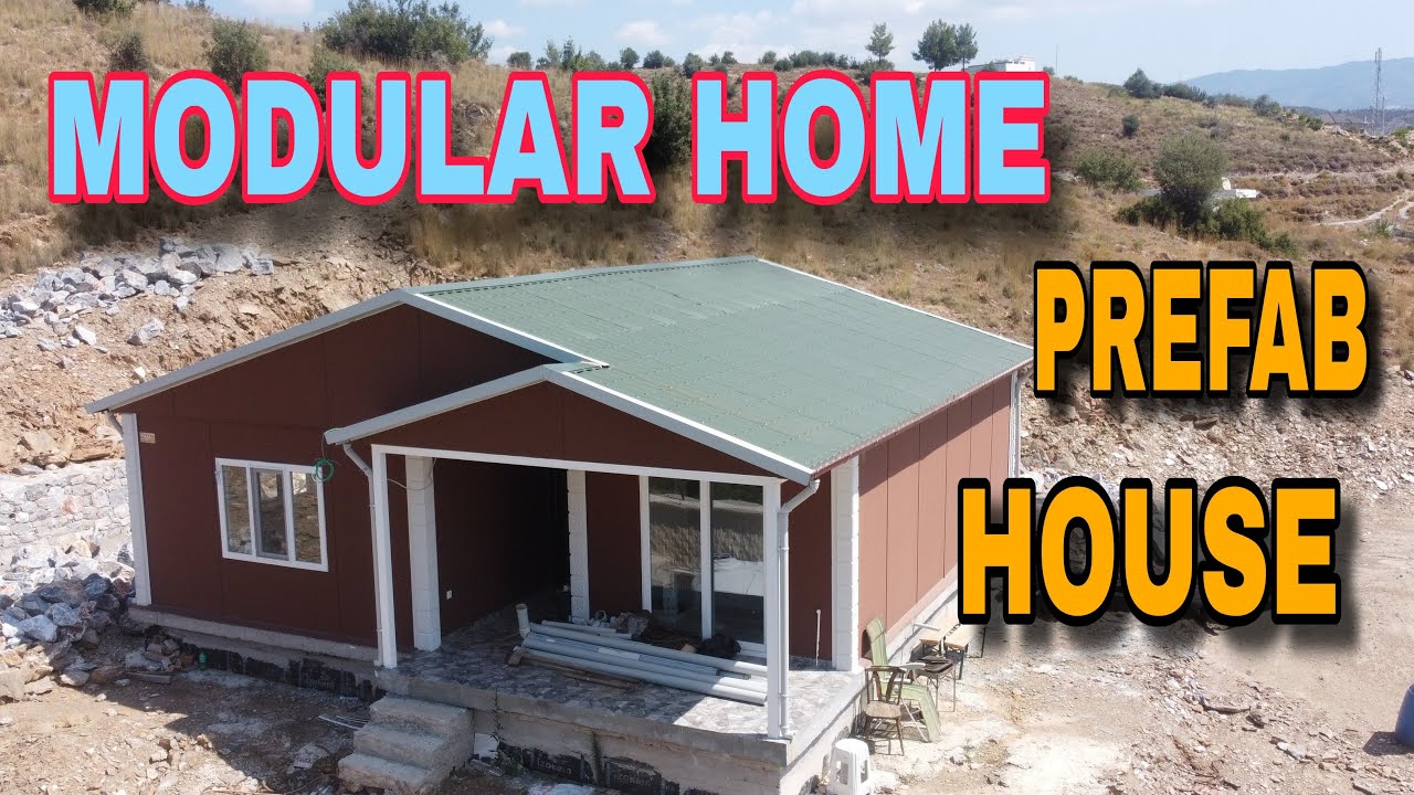 Prefab Modular Home, overview of modern sustainable architecture - YouTube
