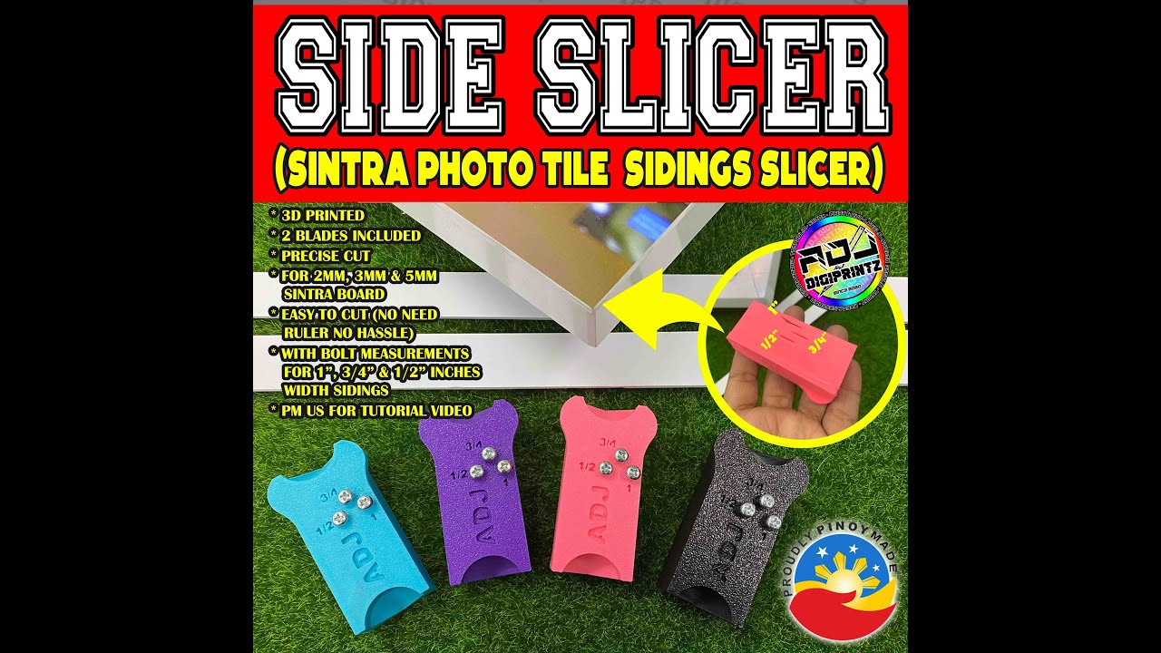 SINTRA SIDINGS SLICER (SIDESLICER) For PHOTO TILES - YouTube