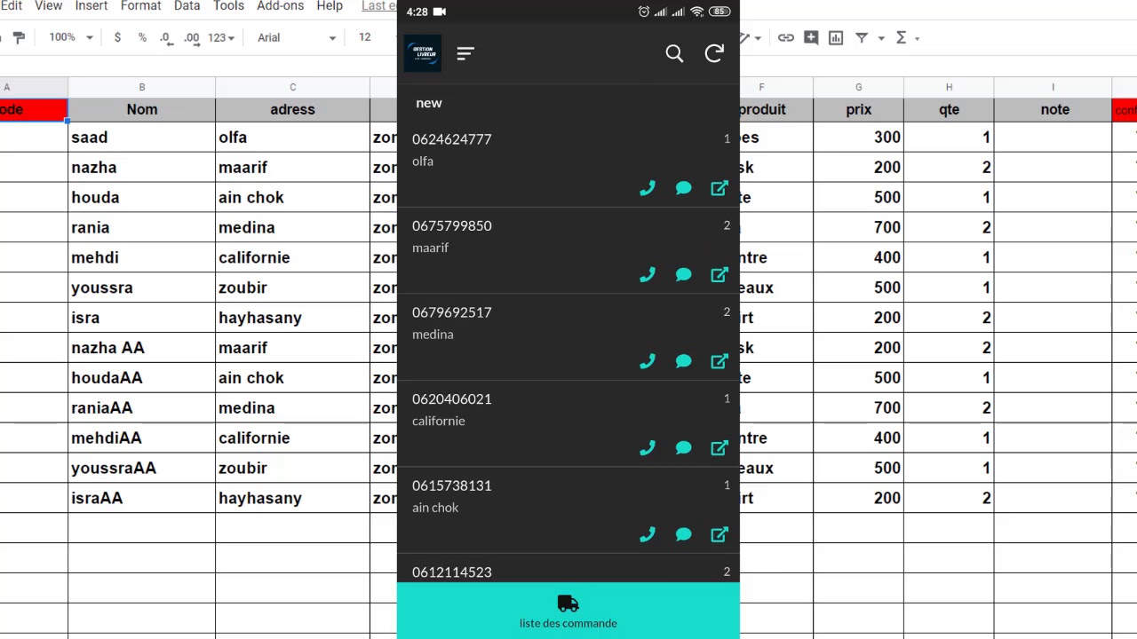 ecom local ( gestion Stock / Confirmation / Livraison) - YouTube