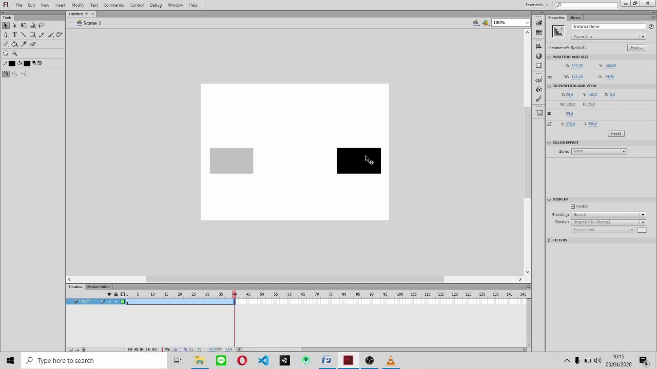 Pengajaran Berbantuan Komputer : 2. Animasi motion tween dengan flash ...