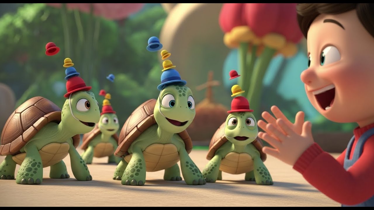 Ten Tiny Turtles Tap Dance | Best Kids’ Rhymes and Songs - YouTube