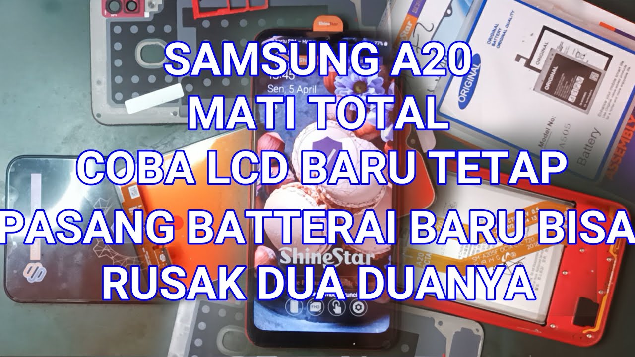 SAMSUNG A20 MATI TOTAL - YouTube