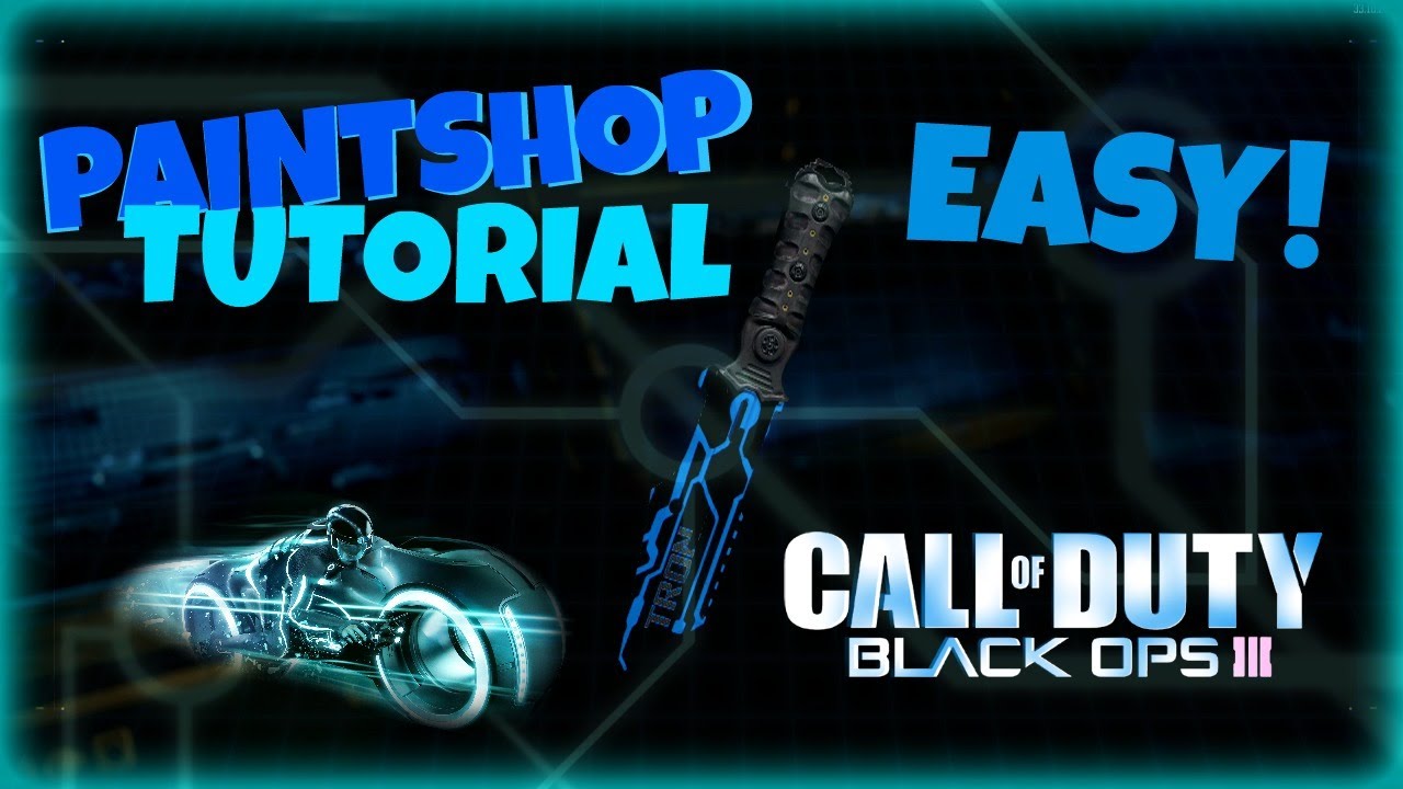 Black Ops 3 Tron Paint Job (For Combat Knife) - YouTube