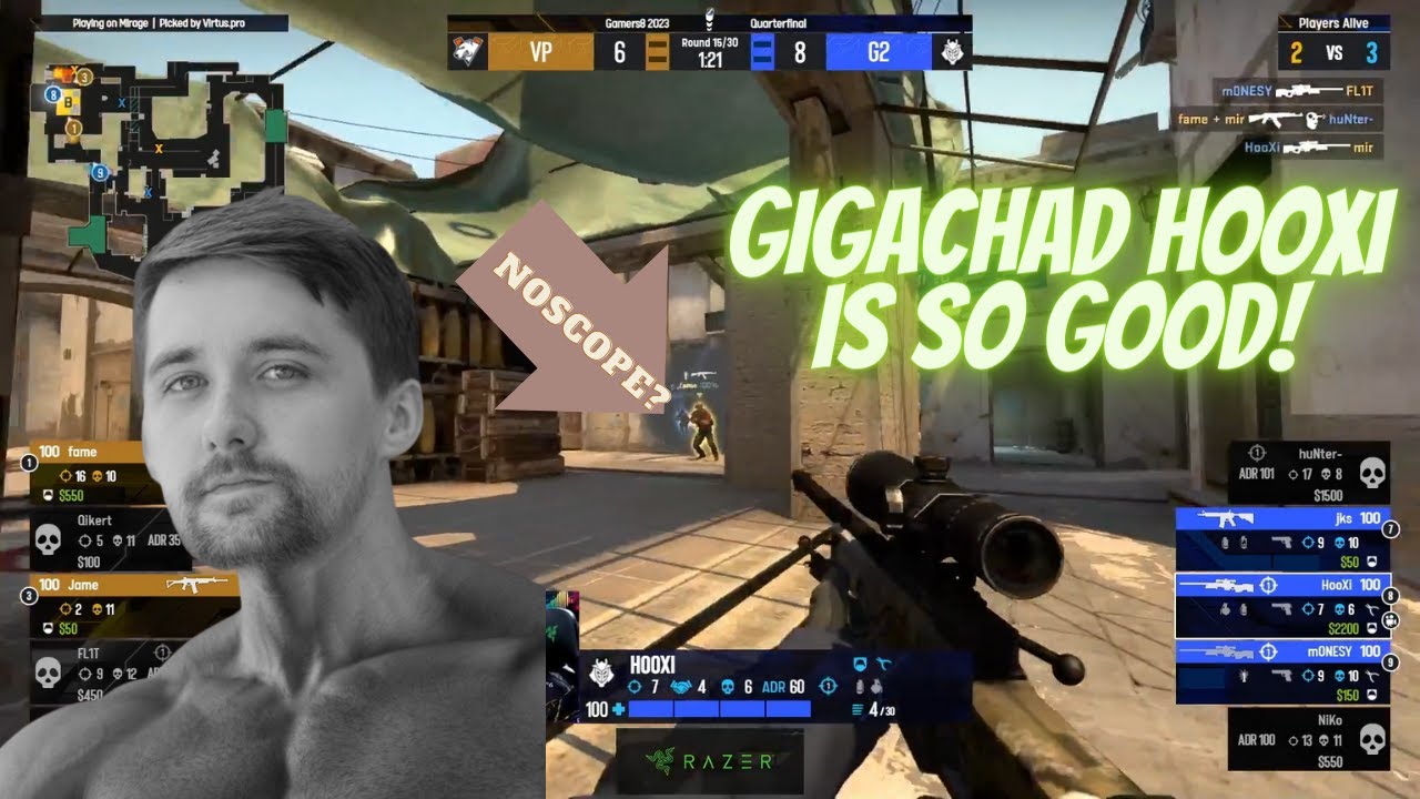 GIGACHAD HooXi is so good! G2 vs Virtus Pro. - YouTube