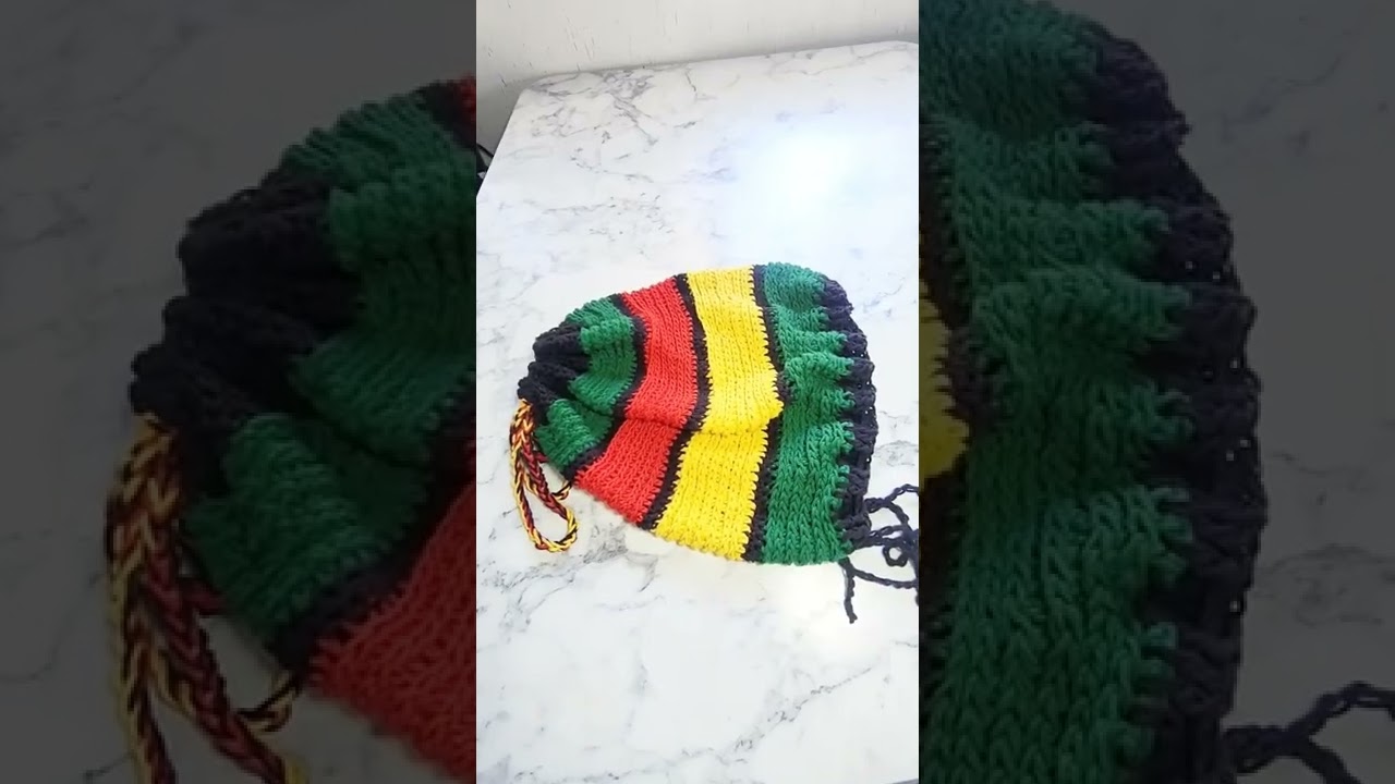📝 Pattern: Crochet Rasta Dreadlock Tube Hat by The Stitch Queen Crochet ...