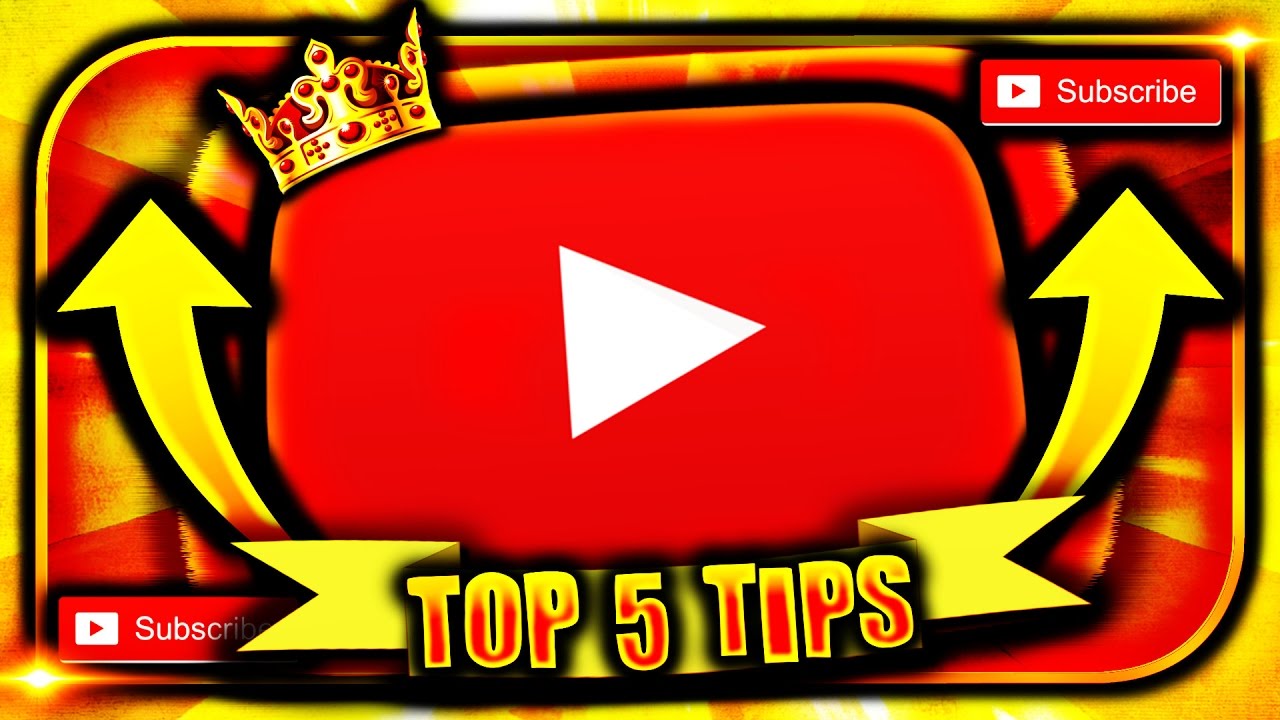 Top 5 YouTube Tips For Beginners! 5 BEST/EASIEST Ways to MAKE a Video ...