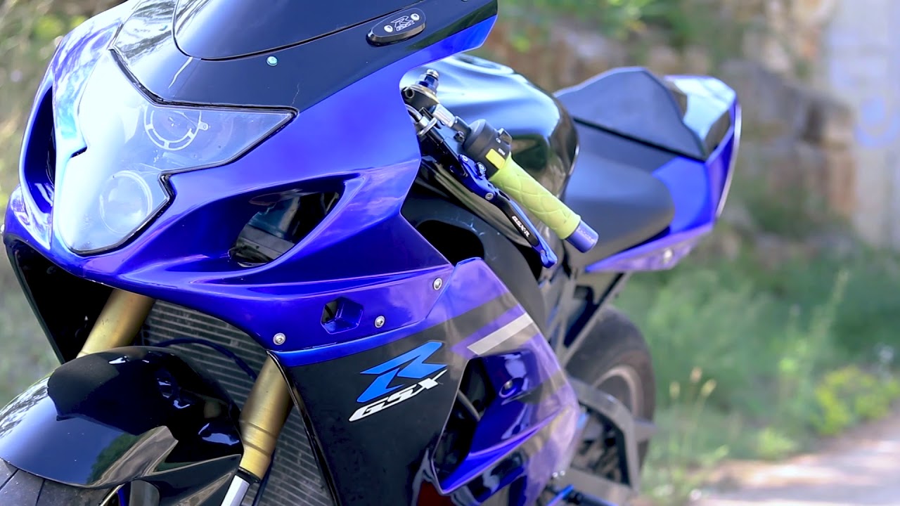 SUZUKI GSX-R 750 K4 Wheelie and Burnout - YouTube