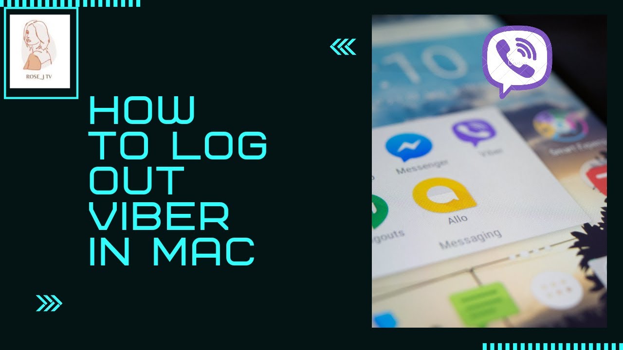 HOW TO LOG OUT VIBER IN MAC - YouTube