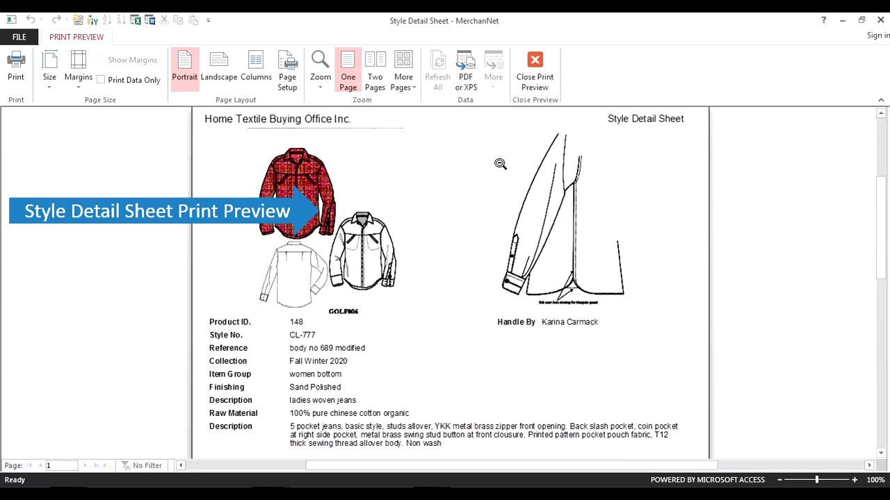 Print Preview Style Details - YouTube