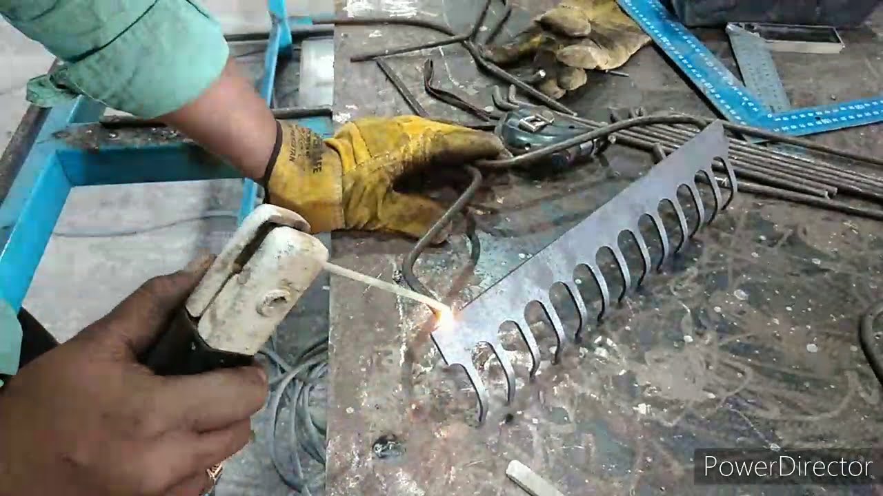 DIY- how to make simple fork spade - YouTube
