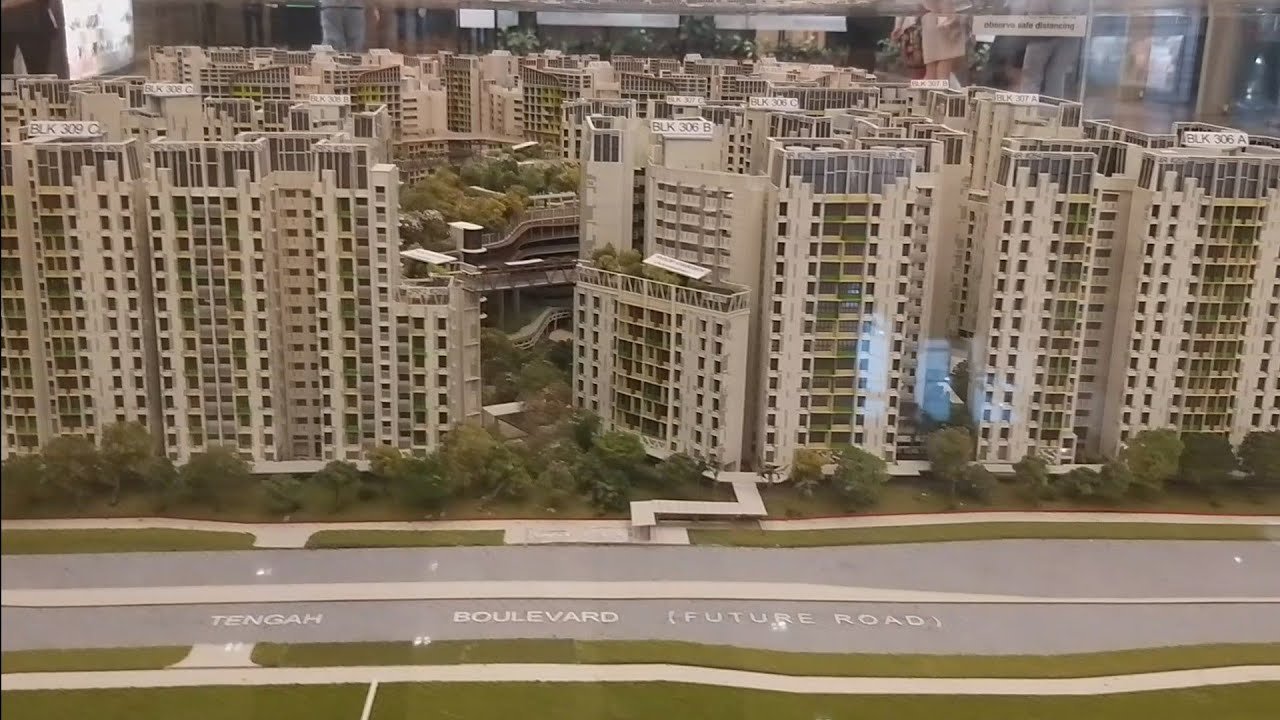 Parc Clover @ Tengah November 2021 BTO 3D Model - YouTube