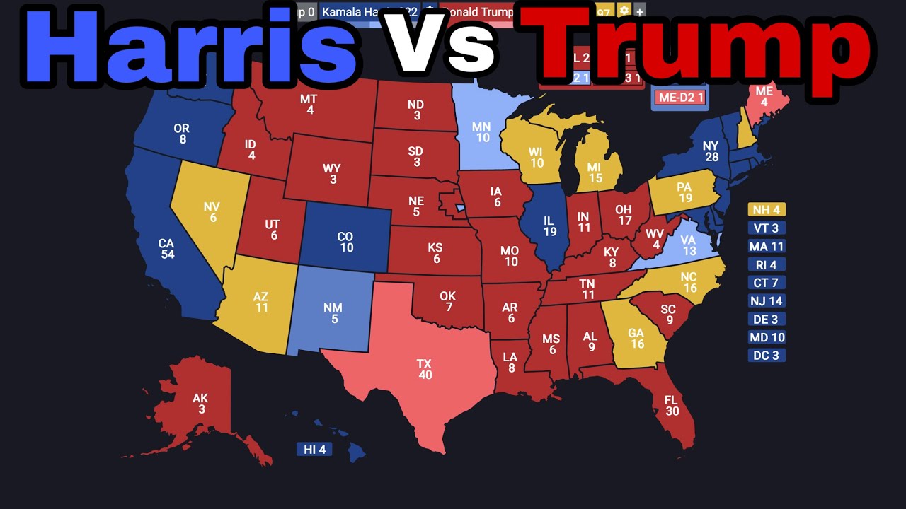 Donald Trump Vs Kamala Harris, 2024 Election Prediction (April 2023 ...