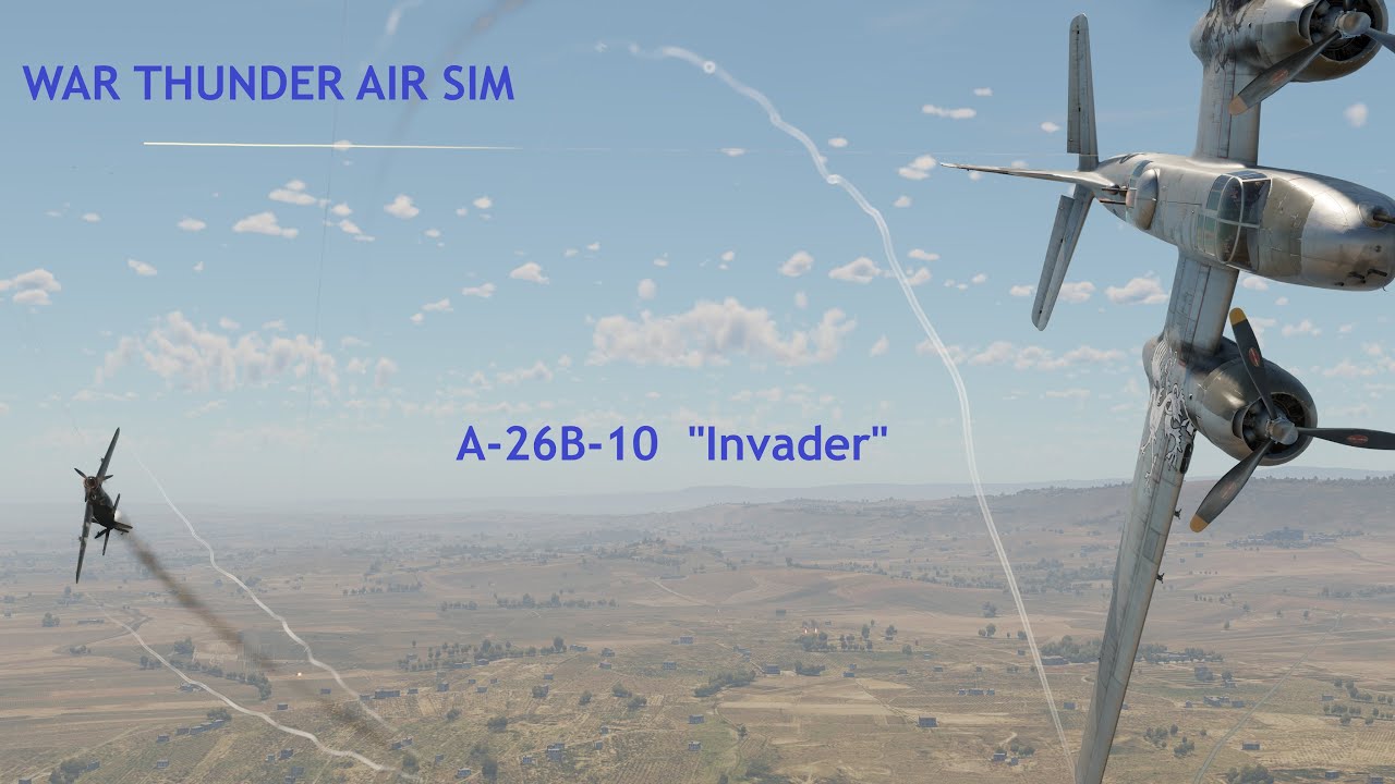 War Thunder Air Sim A-26B-10 v Do 335 A - YouTube