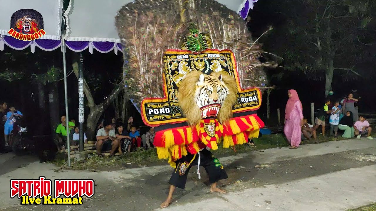 Tari Reog Ponorogo Terbaru ! Barongan Satrio Mudho live Kramat ...